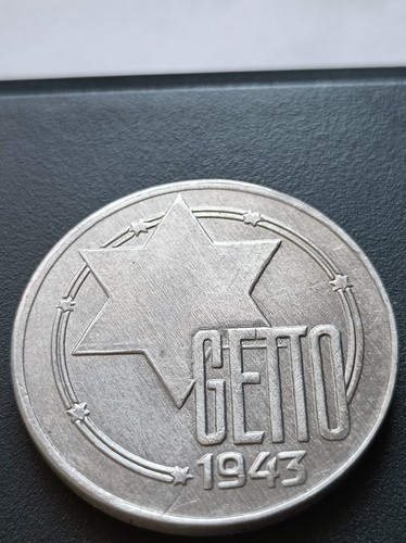 Very rare coin 20 marks 1943 "Lodz Ghetto" (Poland, German occupation ...