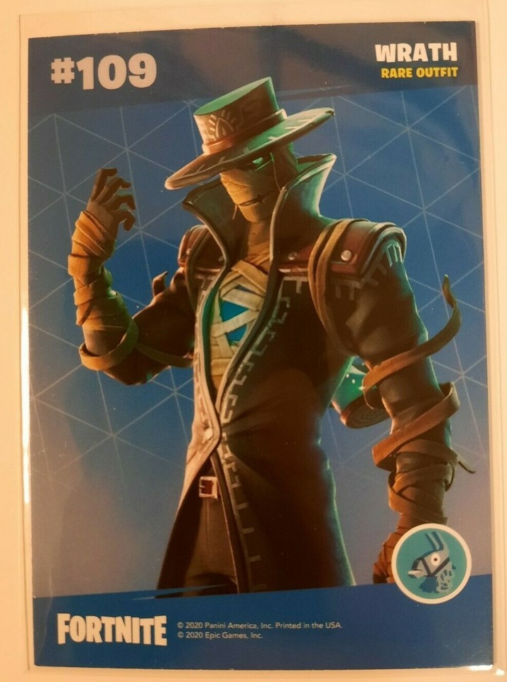 Fortnite Series 2 WRATH Rare Outfit Base Card #109 | eBay