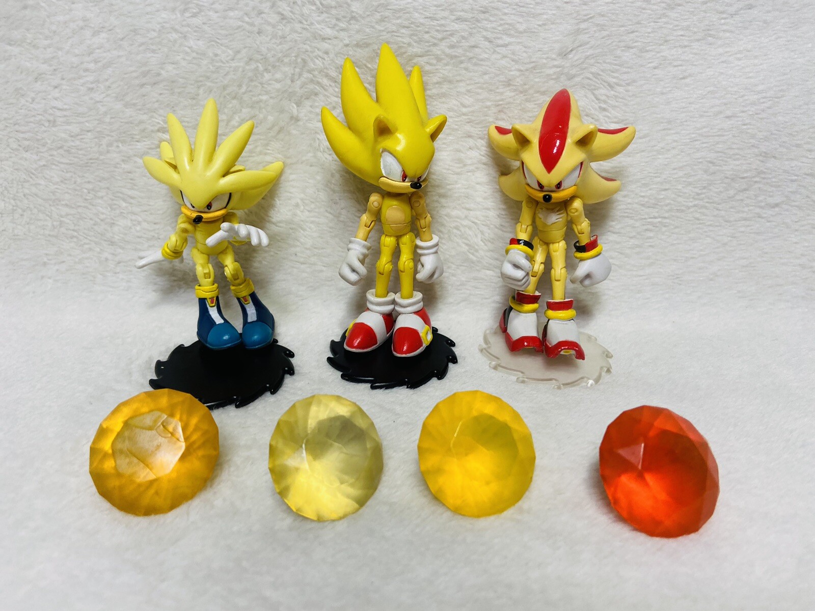 Super Sonic And Super Shadow And Super Silver Wallpaper