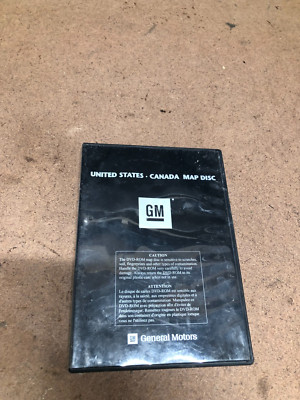 GM Navigation Disc Map Gps Dvd V 1.0 15906573U United States Canada Map ...
