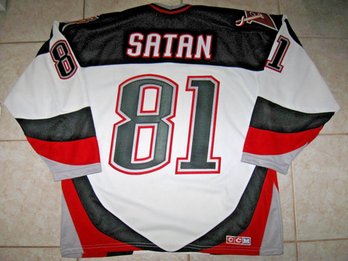 VINTAGE #81 Miroslav SATAN Buffalo SABRES Off. Lic. CCM Jersey, Size ...