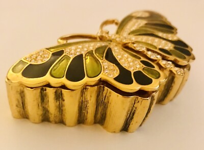 Kenneth Jay Lane Butterfly Pin AND Box made in Thailand | eBay