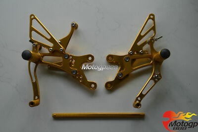 CNC Adjustable Rearset Foot pegs Rear set For Yamaha YZF R1 98-03 99 00 ...
