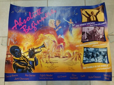 Absolute Beginners movie poster - David Bowie poster, Sade - original ...