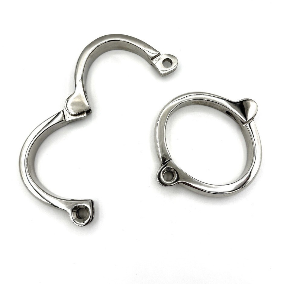 Custom Heavy Shackles Vintage Design Bracelet Handcuffs 2 Keys Central ...