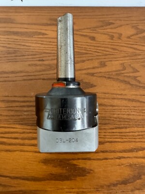 CRITERION DBL-204 ADJUSTABLE BORING HEAD. SHANK MORSE TAPER NO.4, 1 ...