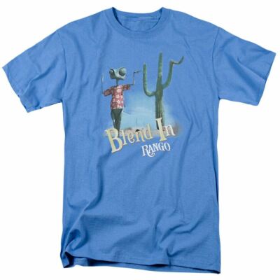 Rango Blend In T Shirt Mens Licensed Childrens Movie Mr Timms Carolina ...