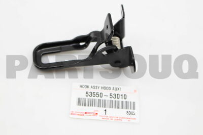 5355053010 Genuine Toyota HOOK ASSY, HOOD AUXILIARY CATCH 53550-53010 ...