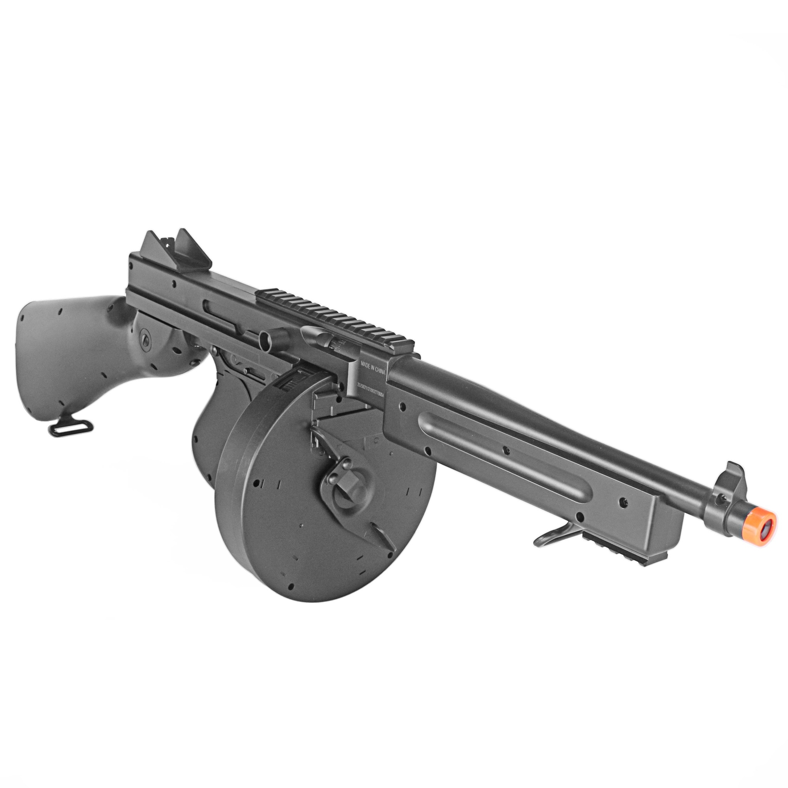 BBTac Airsoft Tommy Gun M1A1 Electric Rifle Full Auto Sub-Machine AEG ...