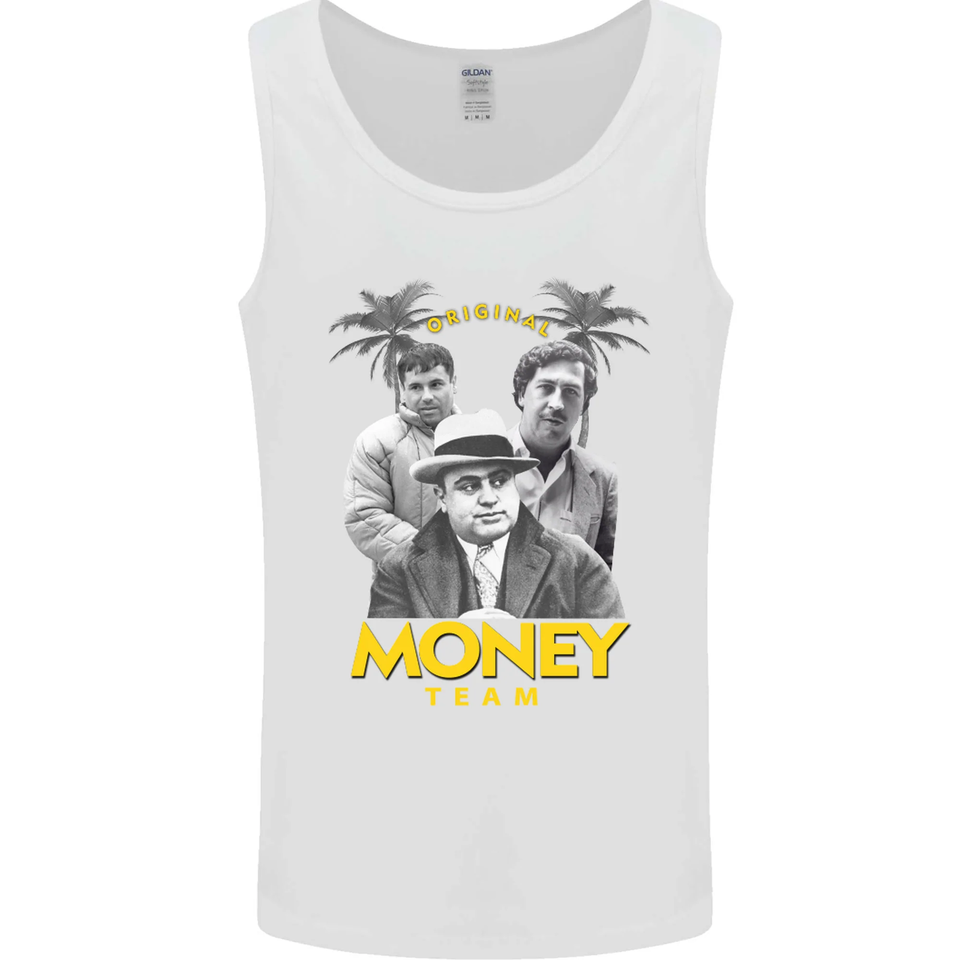 Money Team Pablo Escobar El Chapo Al Capone Mens Vest Tank Top | eBay