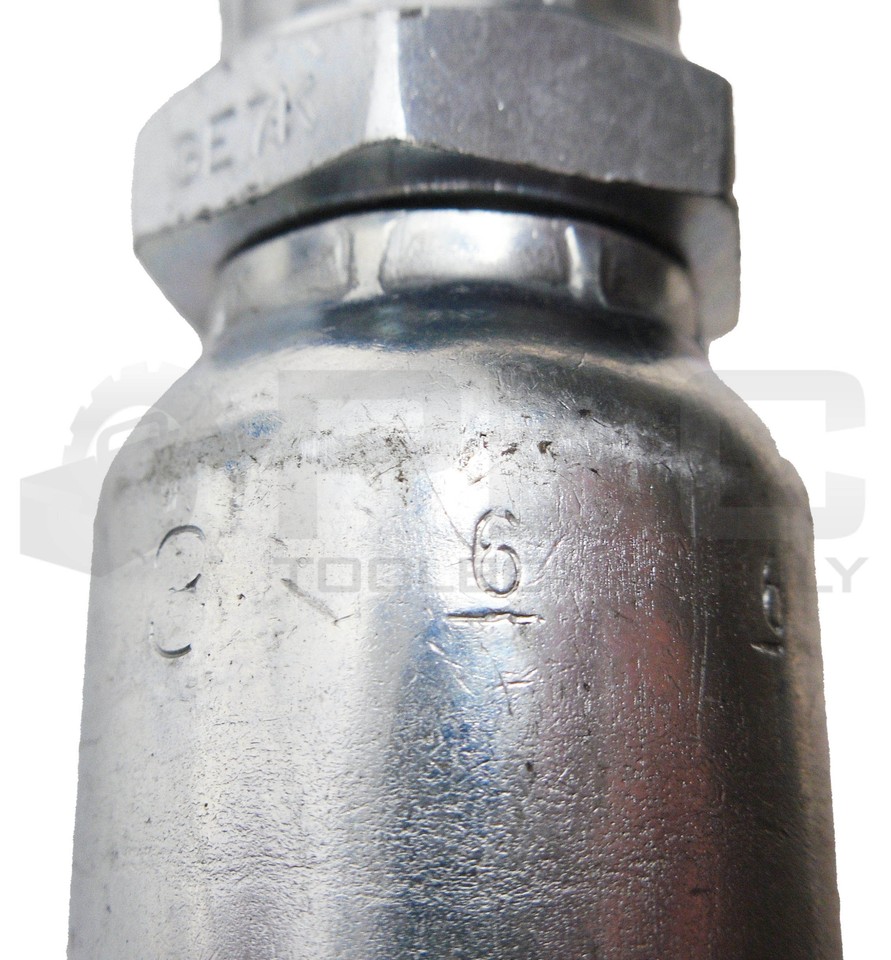 LOT OF 2 NEW PARKER 1FU43-6-6 HYDRAULIC FITTING R1-R2-R3-R9-SE7 | eBay