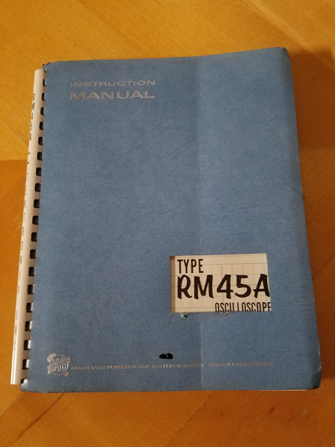Tektronix Type RM45A Oscilloscope Instruction Manual | eBay
