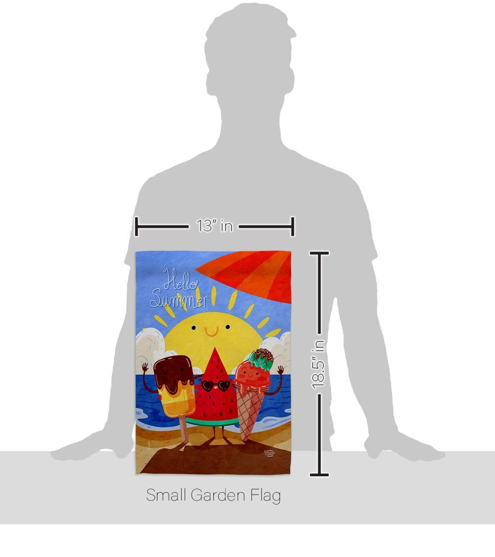 Summer Buddy Garden Flag Set Maillbox Holder Fun in The Sun Beach Pool ...