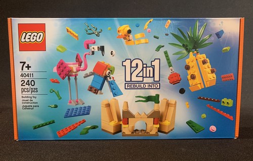 LEGO 40411 Creative Fun 12 in 1 set Flamingo Parrot Duck Fruits New and ...