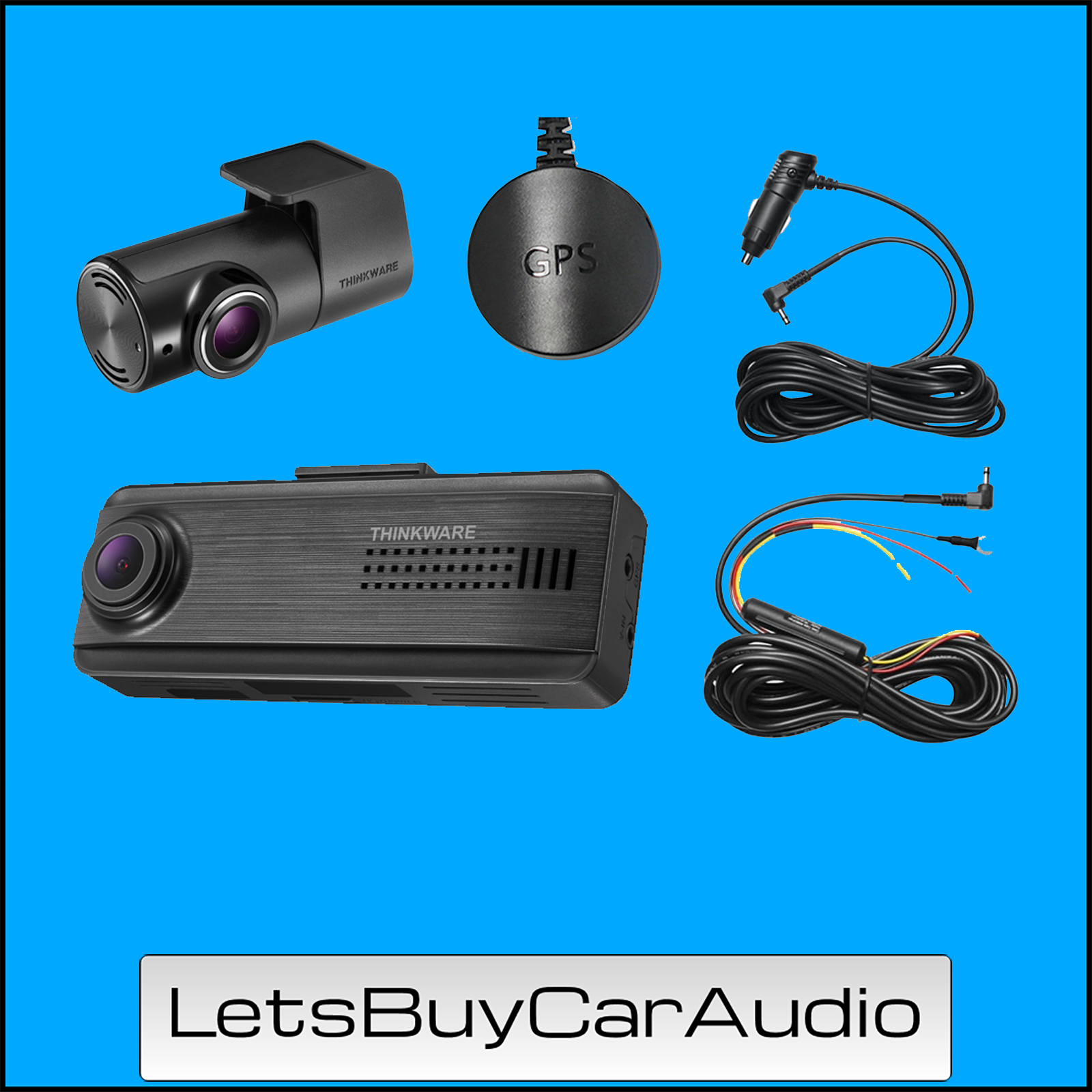 THINKWARE F200 PRO 1080P FRONT & REAR DASHCAM, 32GB SD, GPS, HARDWIRE ...