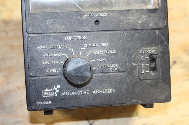 Vintage Sears Automotive Analyzer 244.21421 71j2 for sale online | eBay