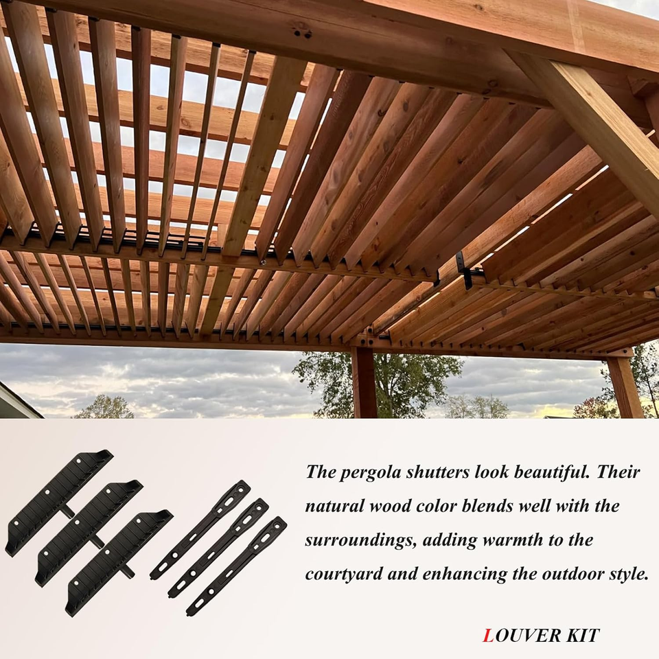Louver Bracket Kit, Deck Sunblind System, Shutters Hardware System for ...