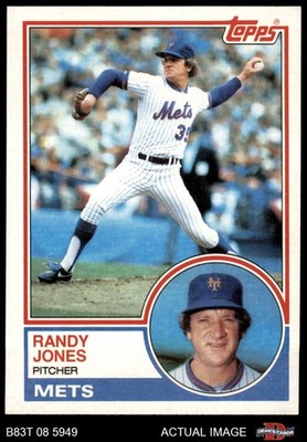 1983 Topps #29 Randy Jones Mets 8 - NM/MT | eBay