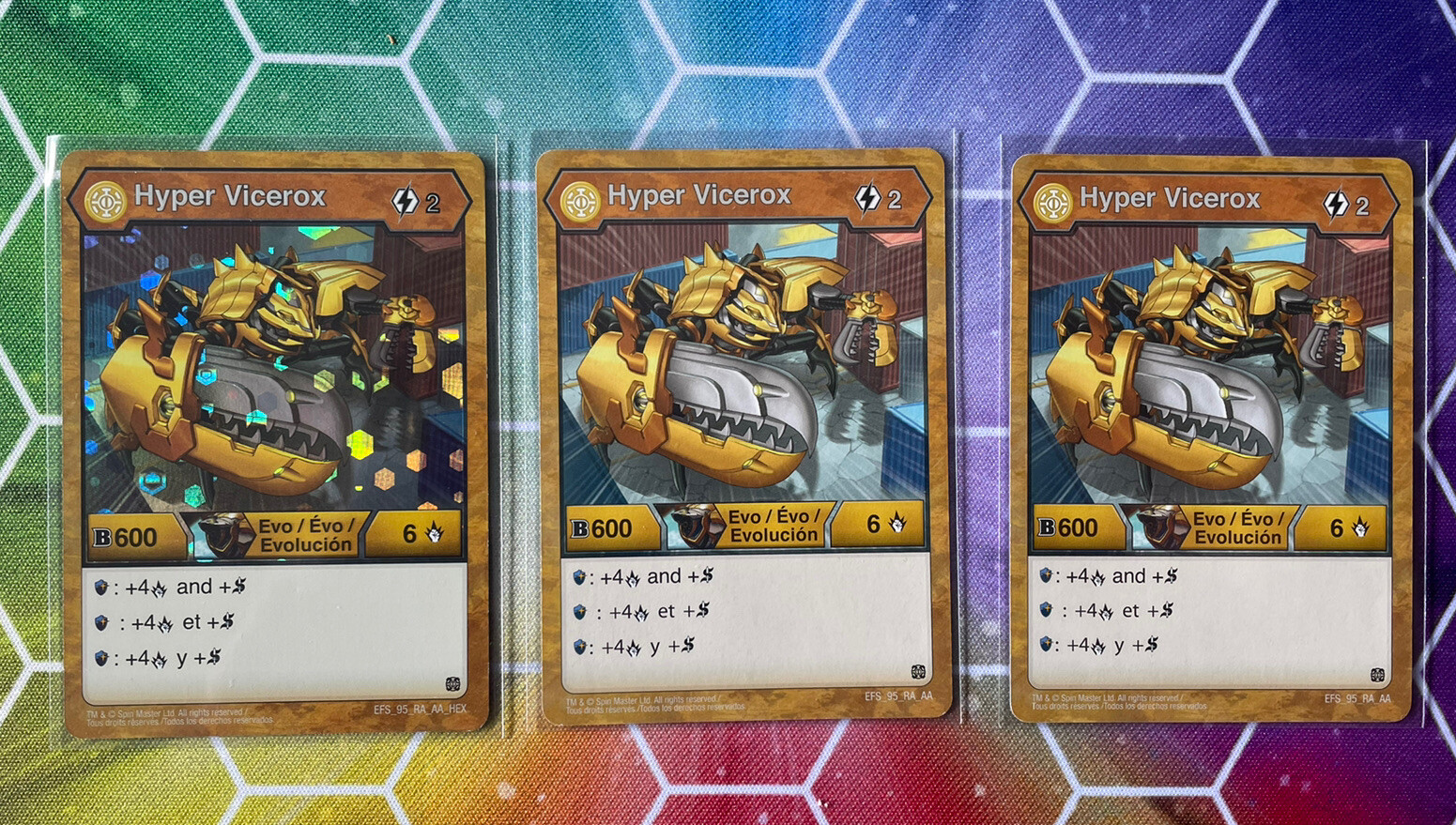 Bakugan: Age of Aurelus Rare Hyper Vicerox Evo Playset EFS_95_RA_AA & 1 ...