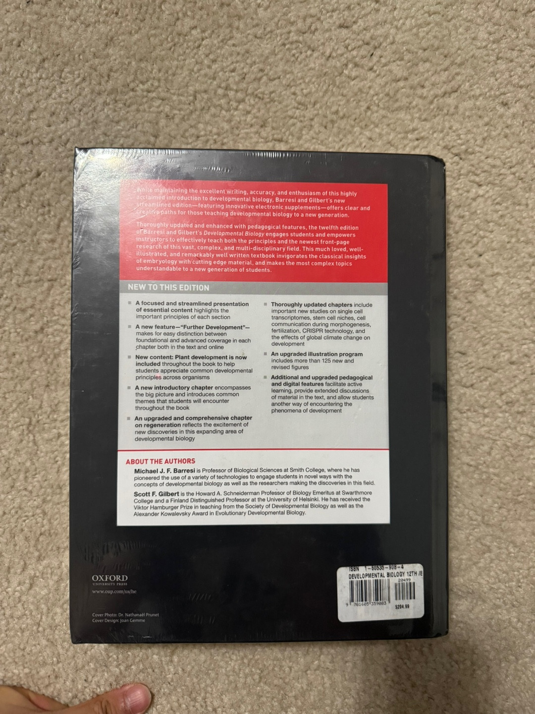 Developmental Biology by Scott F. Gilbert and Michael J. F. Barresi ...