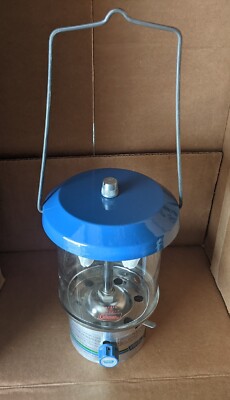 Vintage Blue Wenzel Double Mantle Propane Lantern 4,000 BTU model 29264 ...