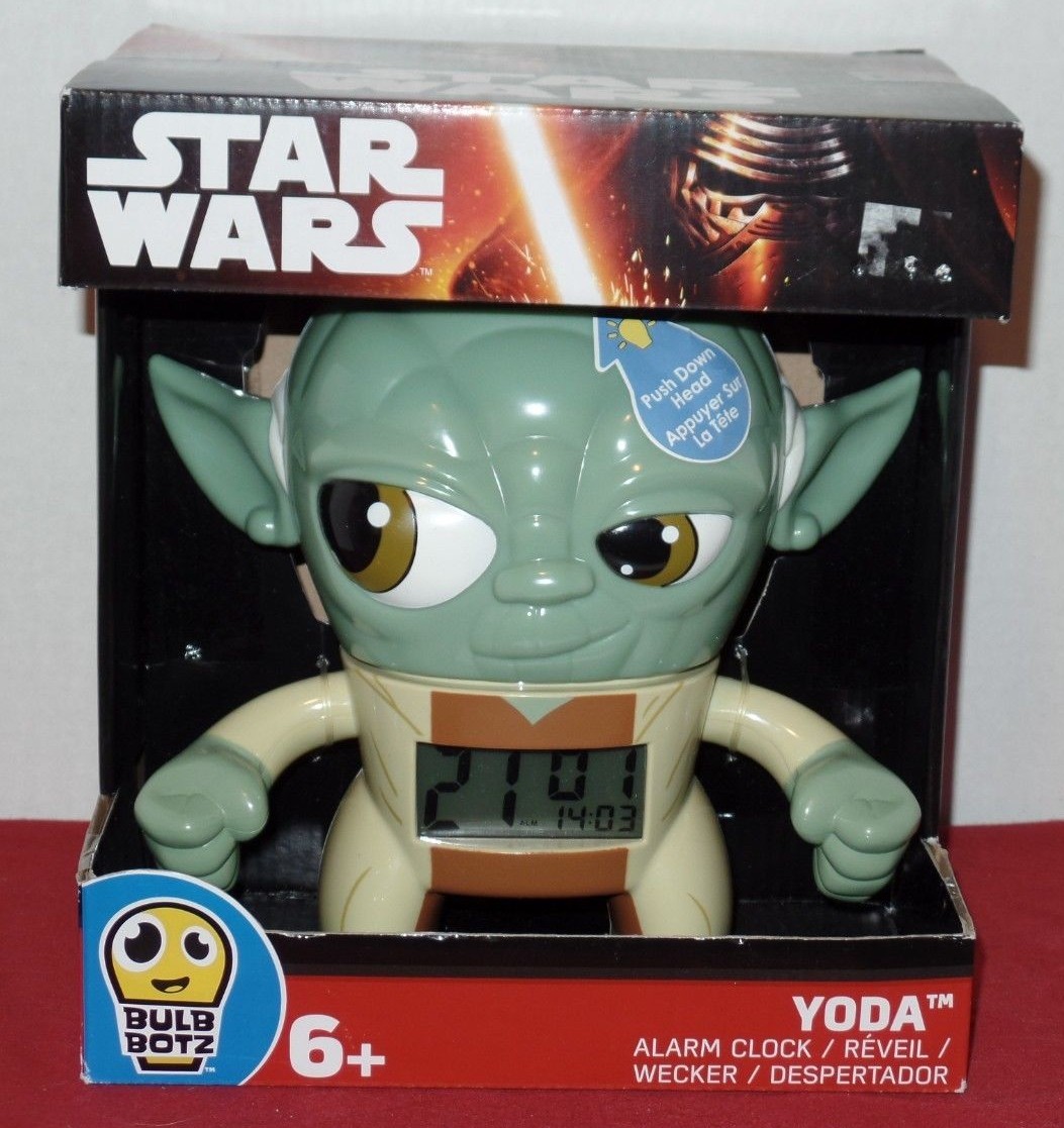 2015 NEW IN BOX Yoda Star Wars Jedi Digital Alarm Clock - 3-1/2" Tall ...