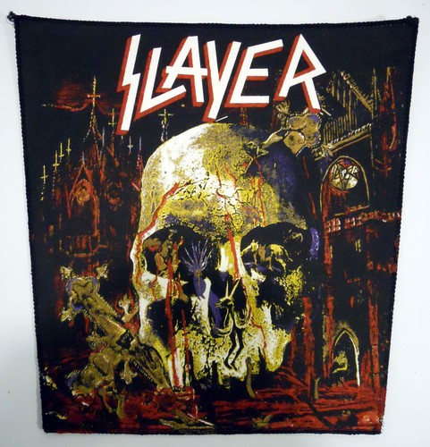 Slayer Back Patch South of Heaven Skull Live Undead Thrash Vintage/NEW 1988 | eBay