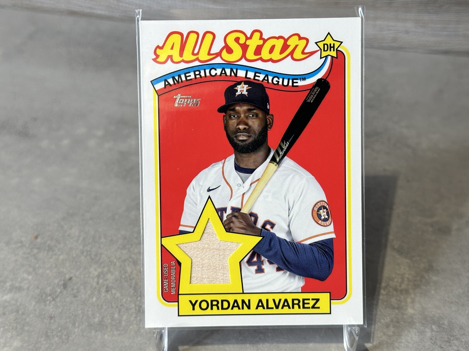 2024 TOPPS SERIES 2 YORDAN ALVAREZ 1989 ALL STAR RELIC CARD ASTROS | eBay