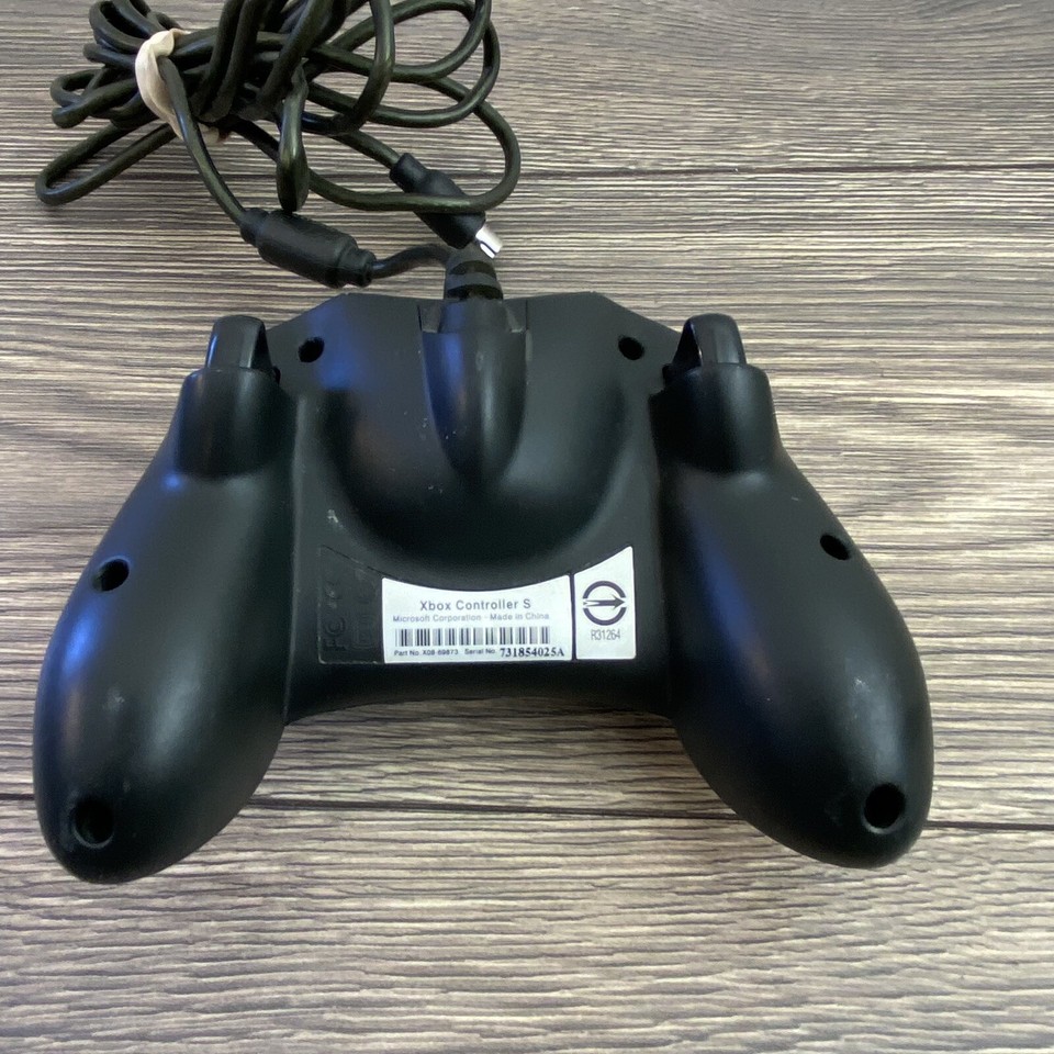 Original Xbox OEM S Type Black Controller Tested. | eBay