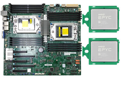 AMD EPYC 7552×2+Supermicro H11DSI 7552=48core 96threads l3 cache 192MB ...