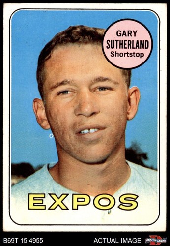 1969 Topps #326 Gary Sutherland Expos 4.5 - VG/EX+ | eBay