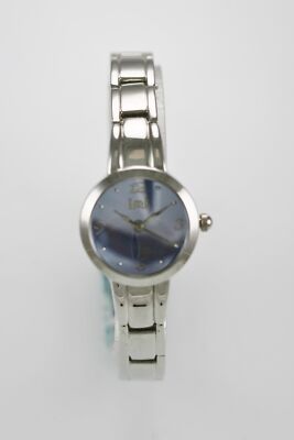 LEI Watch Womens Blue Water Resistant Stainless Silver Steel Battery ...