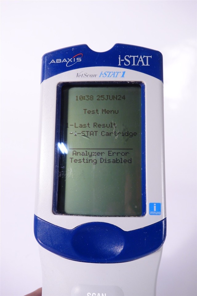 Abaxis I-Stat Vetscan i-Stat1 Working but expired software | eBay