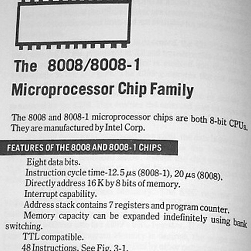 Microprocessor/EPROM Data 6502 Z80 Intel 4004 4040 8008 8080 F8 TMS9900 ...