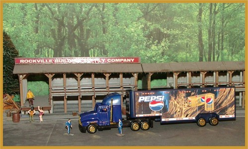 HO SCALE _ YATMING _ CAFFINE FREE PEPSI _ TRACTOR TRAILER | eBay