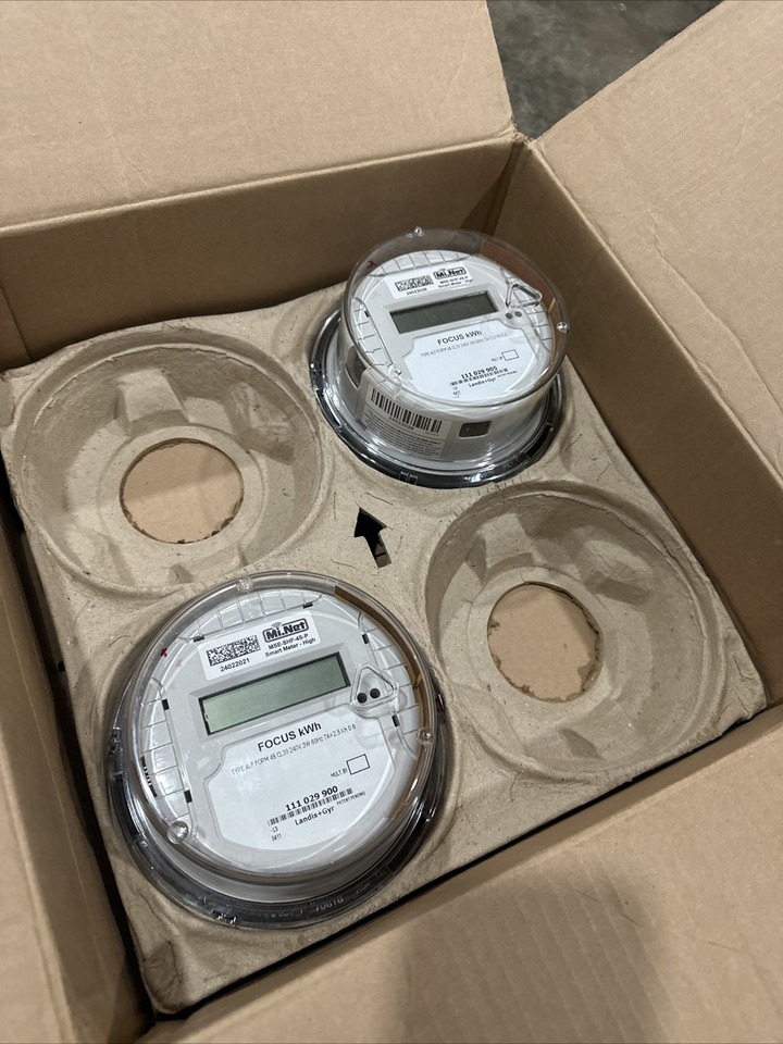 (2) LANDIS+GYR Digital Watthour Meters - ALF | eBay