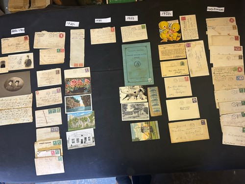 1855–1950s US Old Letters Stamps Covers Envelopes Postcards, MI F5 | eBay