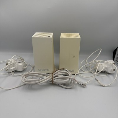 LINKSYS VELOP Mesh WIFI Node ** Two Units** WHW01 / Dual-Band AC1300 ...
