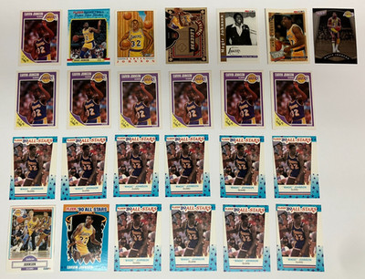 Lot of 25 ** MAGIC JOHNSON Los Angeles Lakers cards | eBay