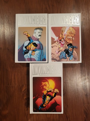 Invincible Compendium Hardcover Editions Volumes 1-3 x1 Signed Ryan ...