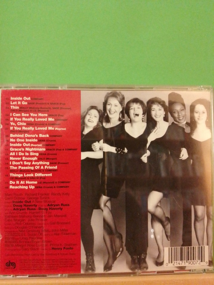 INSIDE OUT - ORIGINAL CAST RECORDING - DRG - CD | eBay Australia