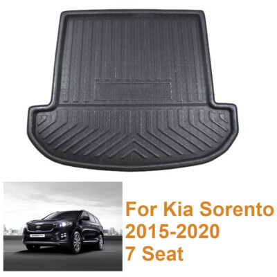 For Kia Sorento 2015-2020 seat Rear Trunk Tray Cargo Boot Mat Floor ...