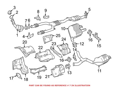Genuine OEM Exhaust Clamp for Mercedes 2034900641 | eBay