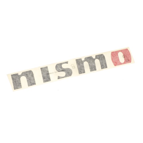 NEW OEM Black & Red Nismo Logo Decal Sticker Emblem (32x270) 999G1 ...