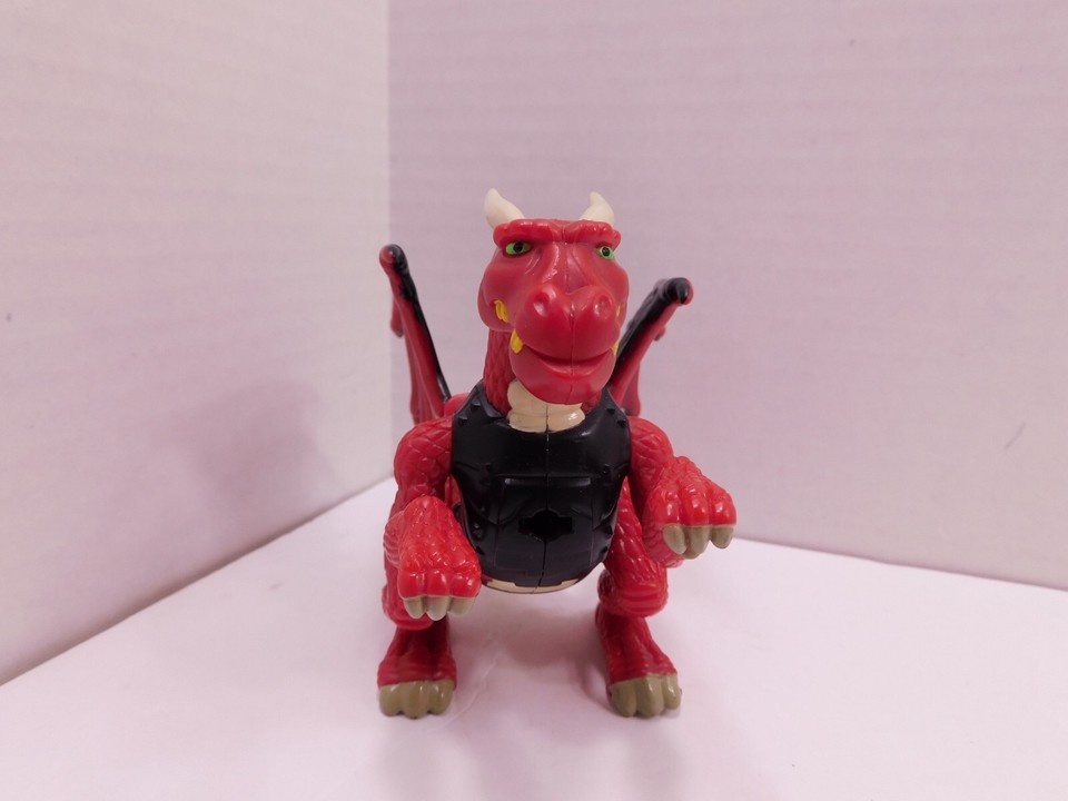 Fisher Price Imaginext Red Dragon Jointed Lord Dragomont Fortress | eBay