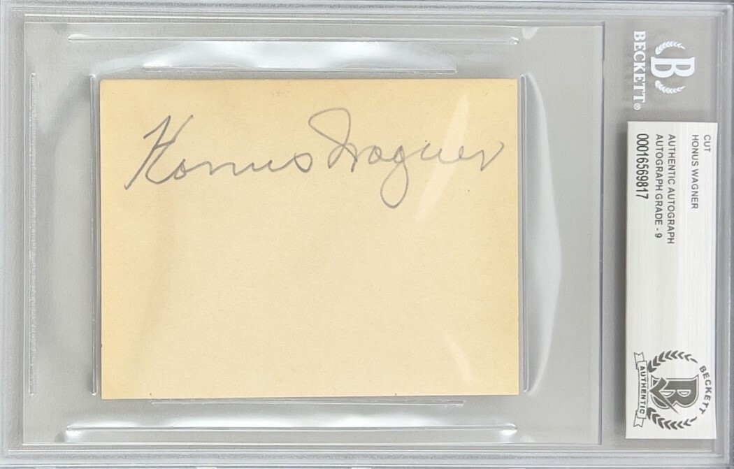 Honus Wagner Autographed Memorabilia | Signed Photo, Jersey ...