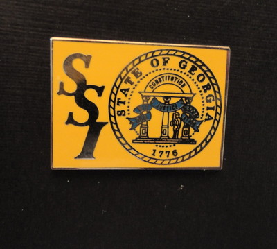 Official State of Georgia SSI - Lapel Pin - Yellow | eBay