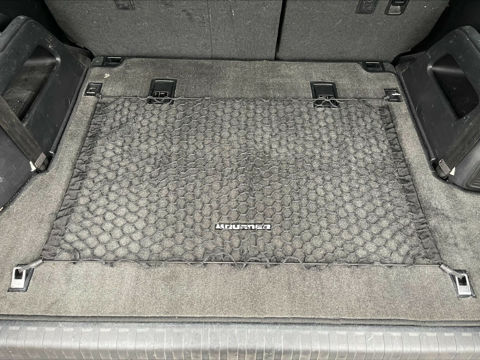 Rear Trunk Floor Style Web Cargo Net for TOYOTA 4RUNNER ONLY 3 ROW 2010 ...