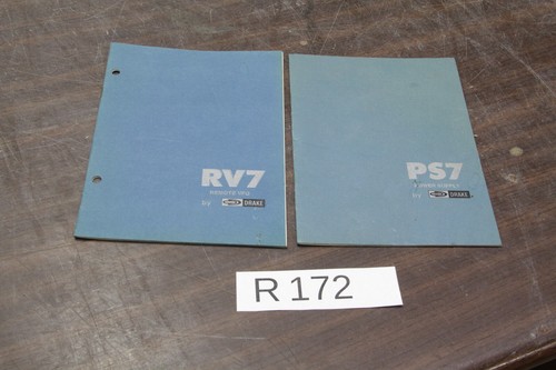 DRAKE PS7 + RV7 MANUAL WITH DIAGRAM # R172 | eBay