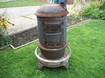 Stoves - Round Oak Stove